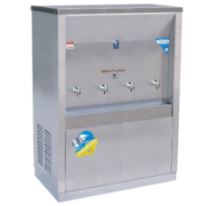 MC-4PW เครื่องทำน้ำเย็น 4 ก๊อก ประเภทต่อท่อ แบบแผงร้อน MAXCOOL แม็คคูล